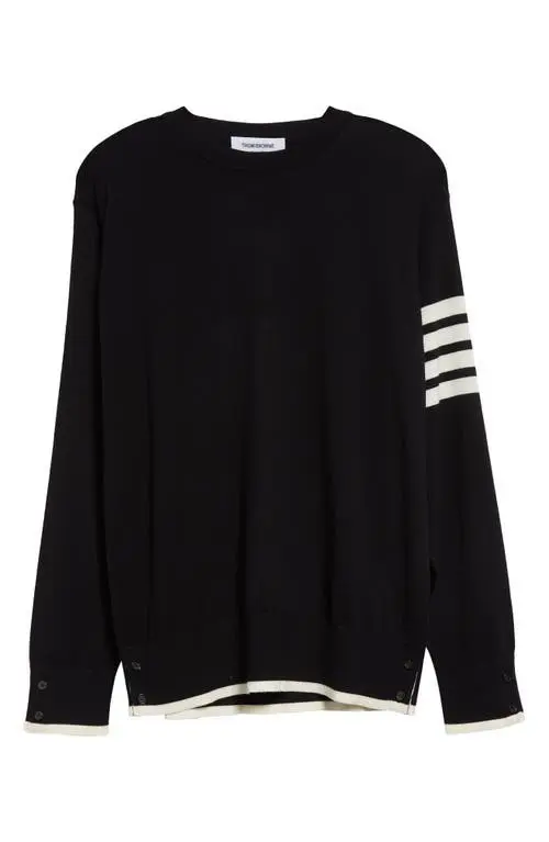 Thom Browne Virgin Wool Crewneck Sweater