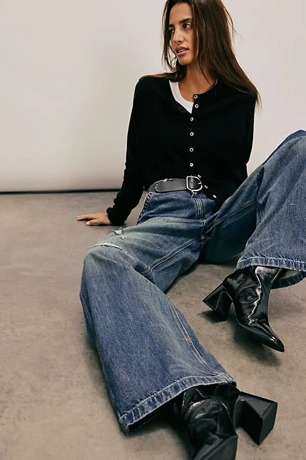 Denimist Teri Carpenter Wide-leg Jeans