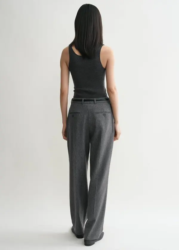TOTEME Double-pleated Tailored Trousers - Grey