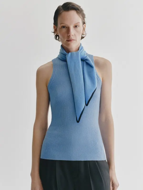 LISA YANG The Chelsea Scarf - Navy