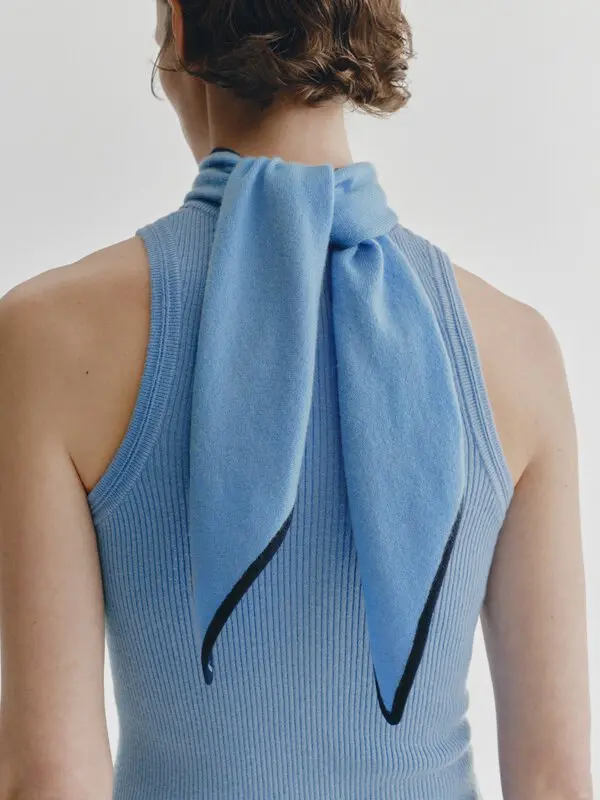 LISA YANG The Chelsea Scarf - Navy