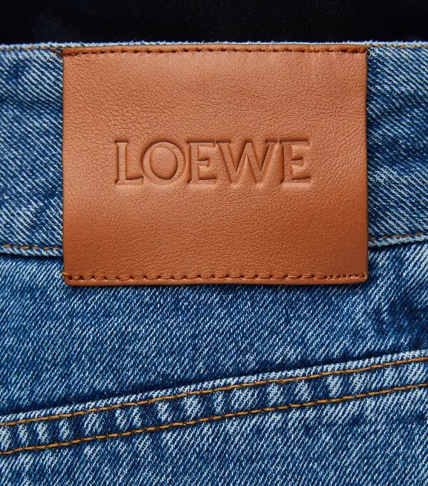Loewe Denim Anagram Shorts