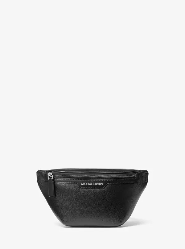 Michael Kors Cooper Small Leather Sling Pack - Black