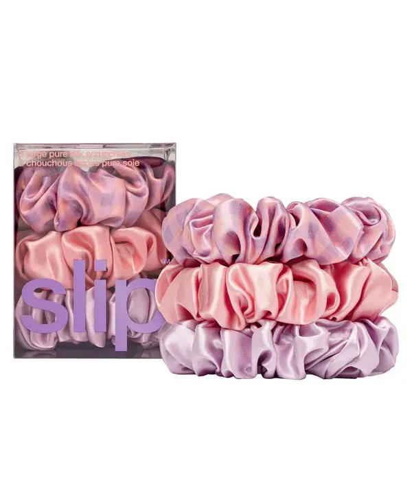 Slip 3-pc. Large Silk Scrunchies Set - Belleflower