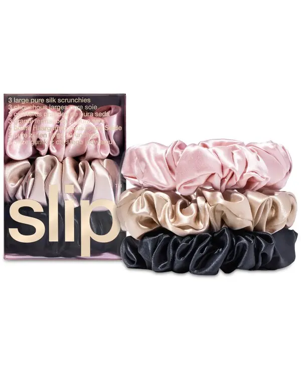Slip 3-pc. Large Silk Scrunchies Set - Multi