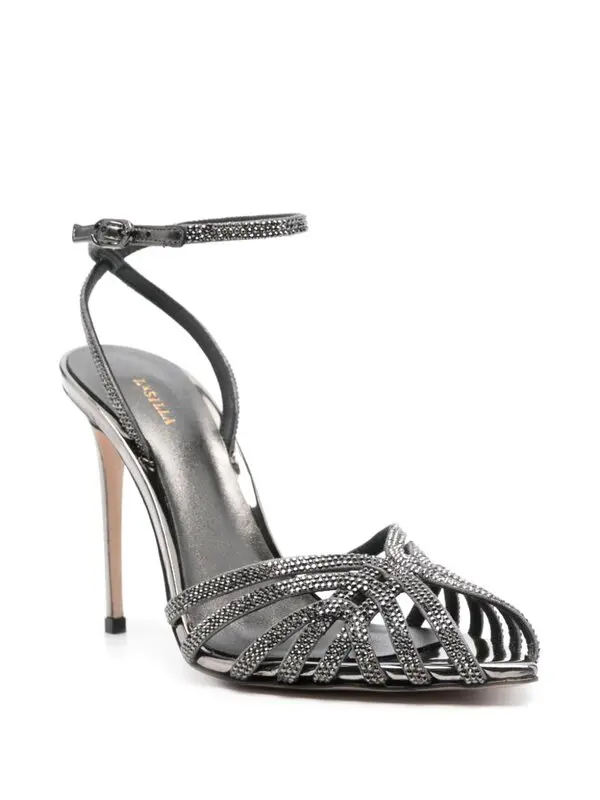 LE SILLA 110mm Embrace Sandals - Grey