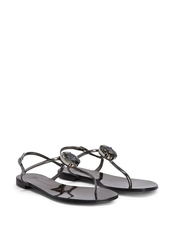 GIUSEPPE ZANOTTI Anthonia Thong Sandals - Grey