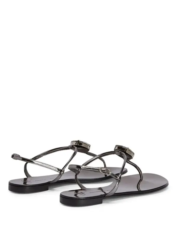 GIUSEPPE ZANOTTI Anthonia Thong Sandals - Grey
