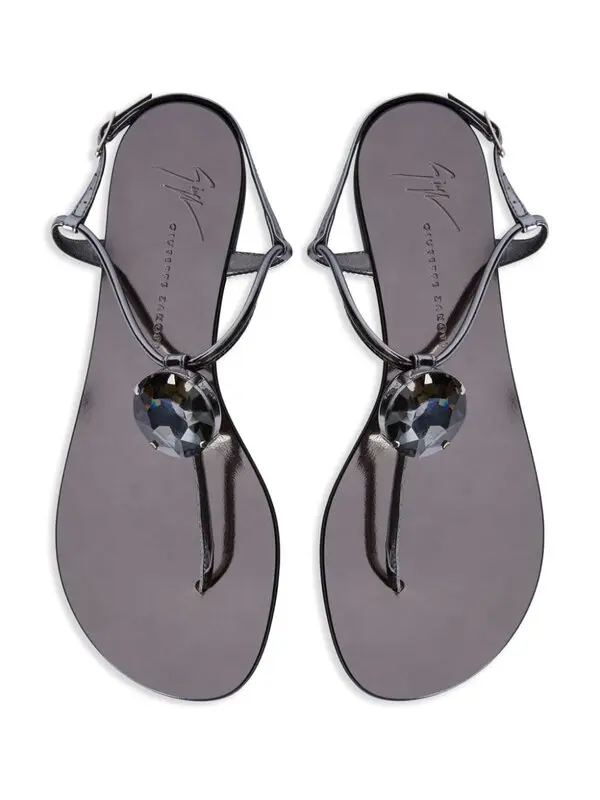 GIUSEPPE ZANOTTI Anthonia Thong Sandals - Grey