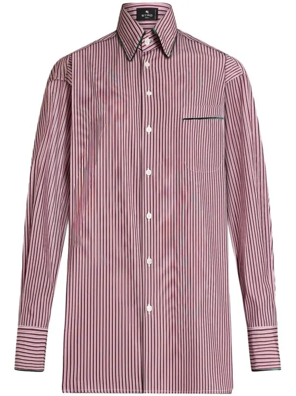Etro Striped Poplin Shirt