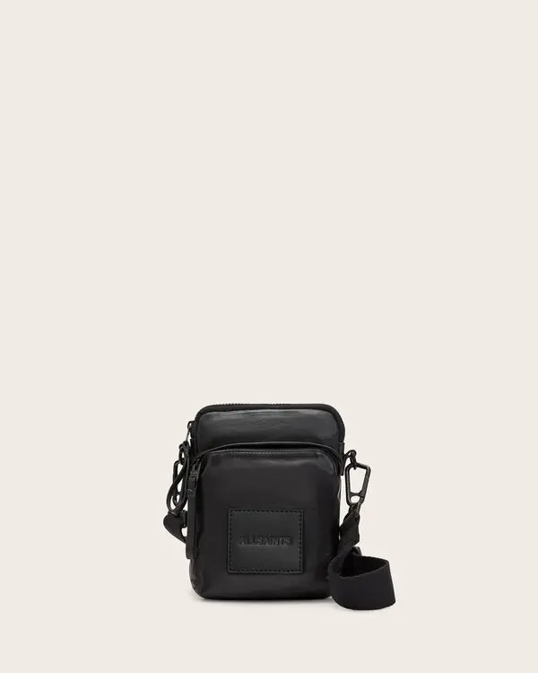 ALLSAINTS Falcon Leather Pouch - Black