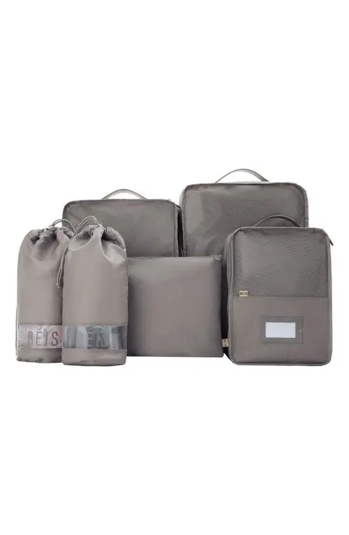 BEIS Six-piece Packing Cube Set - Grey