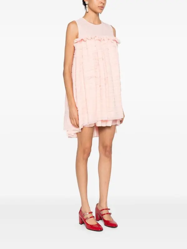 BARUNI Ruffled Mini Dress - Pink