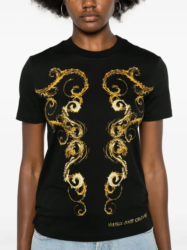 Versace Chromo Couture T-shirt - Black