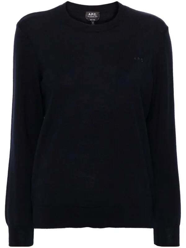 A.p.c. Embroidered-logo Sweater