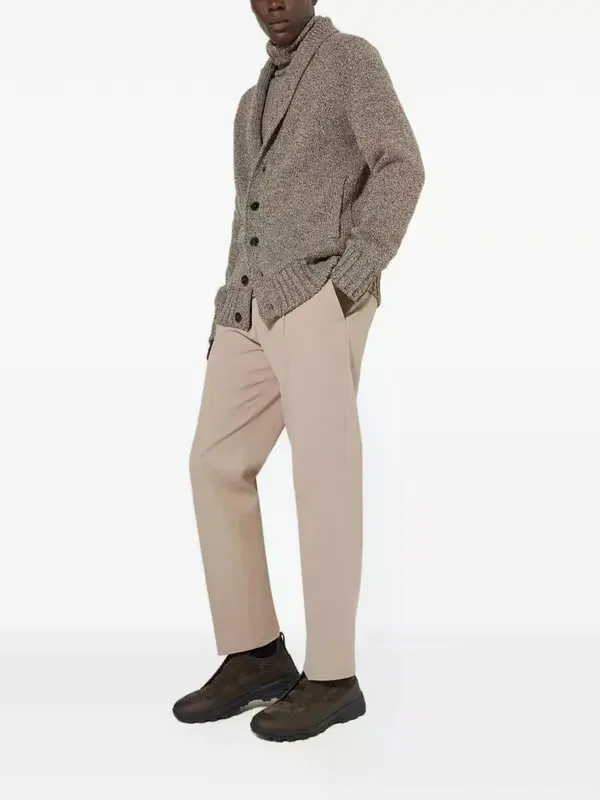 Zegna Pleated Trousers - White