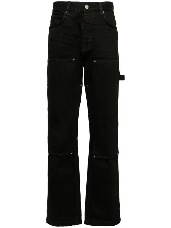 Amiri Double Knee Straight Leg Jeans