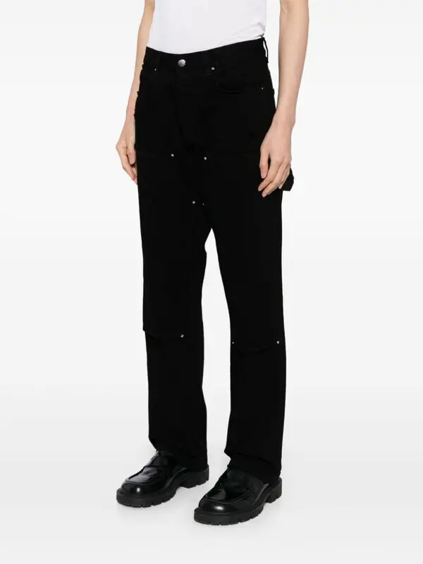 Amiri Double Knee Straight Leg Jeans