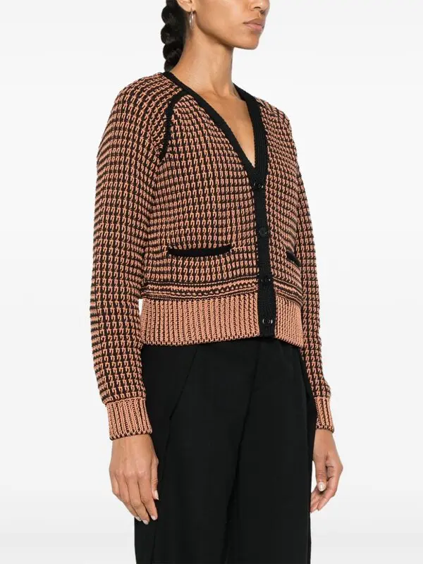 3.1 Phillip Lim Bi-color Cropped Cardigan