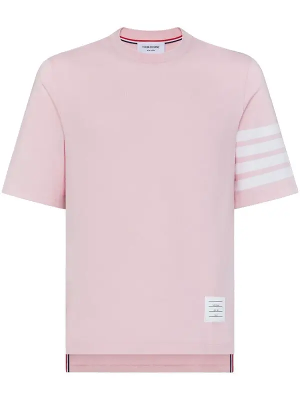 Thom Browne Three-stripe T-shirt - Pink
