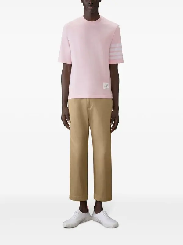 Thom Browne Three-stripe T-shirt - Pink