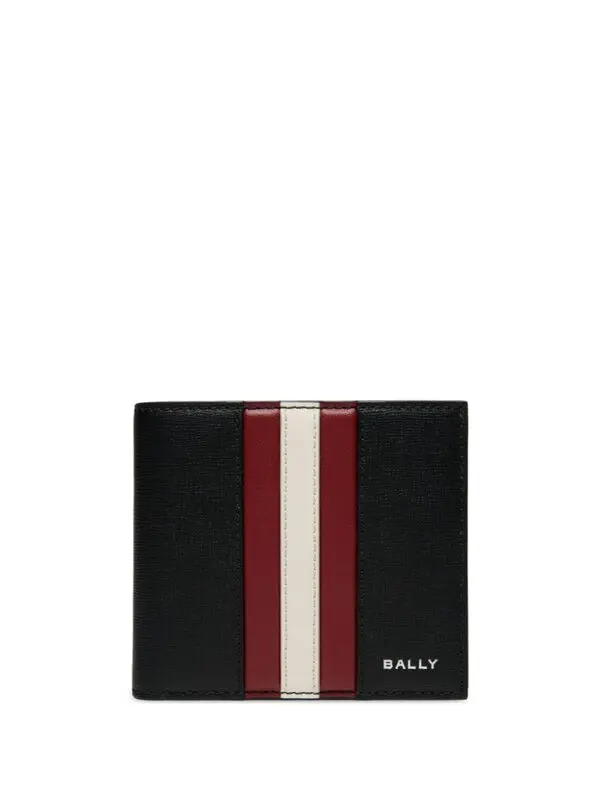 Bally Ribbon Bi-fold Wallet - Black
