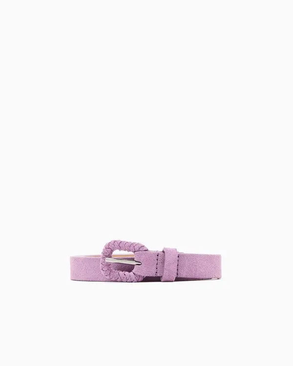 Giorgio Armani Suede Belt With Buckle