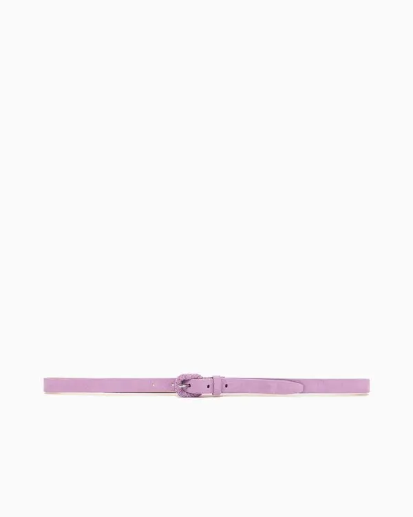 Giorgio Armani Suede Belt With Buckle