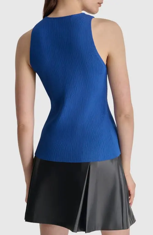 Dkny Ribbed Sweater Vest - Lapis Blue