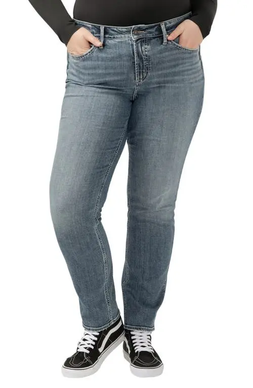 SILVER JEANS CO. Suki Straight Leg Jeans - Indigo