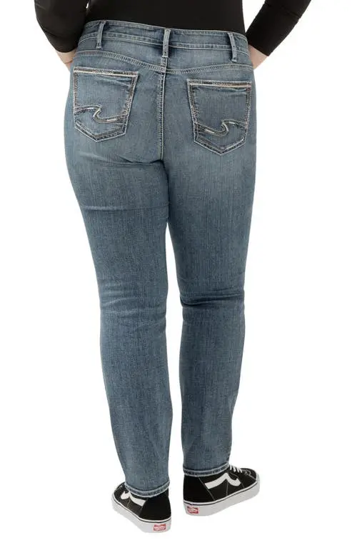 SILVER JEANS CO. Suki Straight Leg Jeans - Indigo
