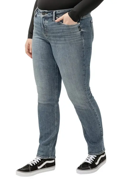 SILVER JEANS CO. Suki Straight Leg Jeans - Indigo