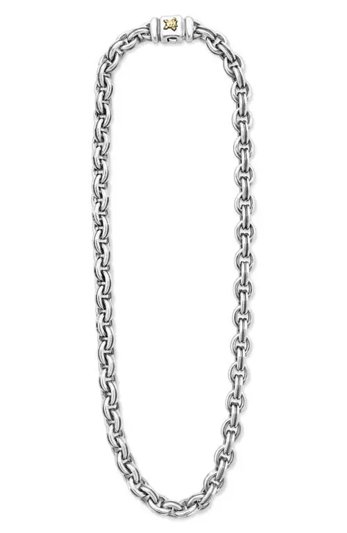 Lagos Anthem Double Link Chain Necklace - Silver