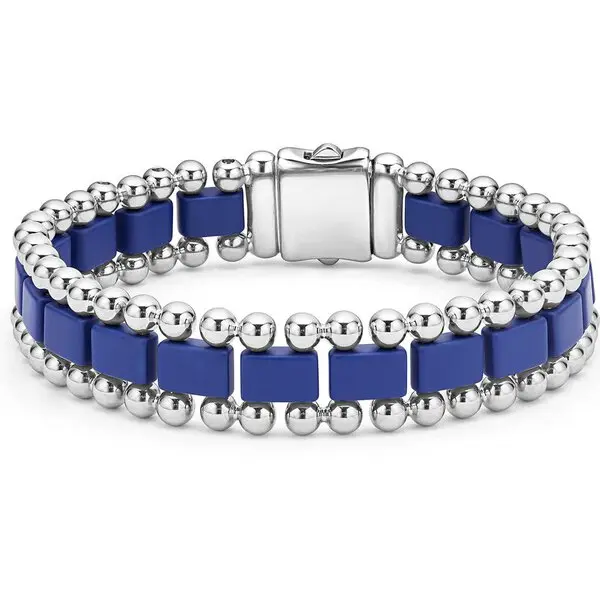 Lagos Anthem Ceramic Link Bracelet - Ultramarine