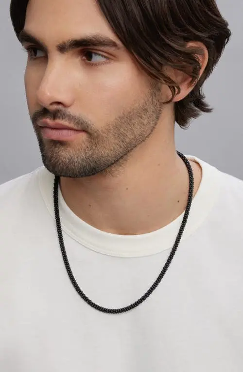 Lagos Matte Caviar Ceramic Beaded Necklace