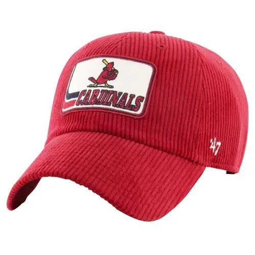 '47 St. Louis Cardinals Wax Pack Collection Corduroy Clean Up Adjustable Hat - Red
