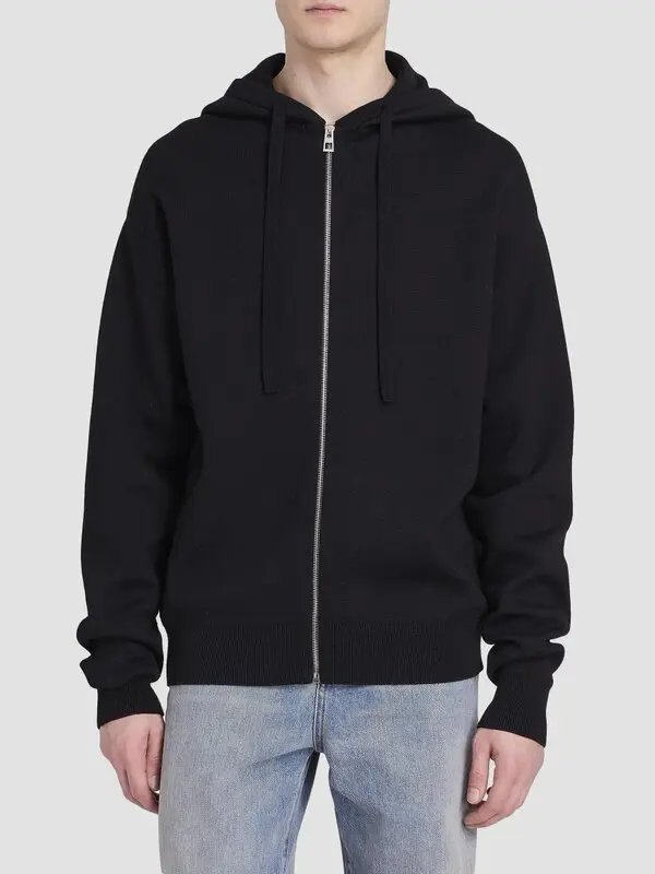 Loewe Anagram Logo Wool-blend Hoodie