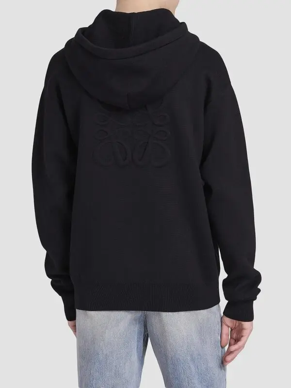 Loewe Anagram Logo Wool-blend Hoodie