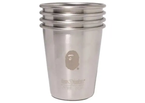 A BATHING APE Klean Kanteen Steel Cup Set - Silver