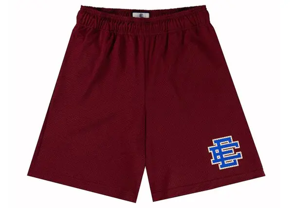 ERIC EMANUEL Ee Baggy Short - Burgundy/blue