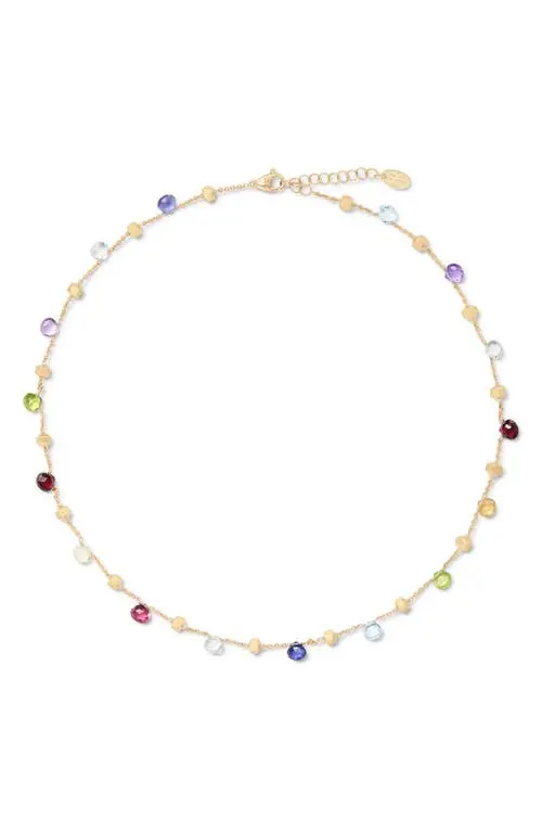 Marco Bicego Paradise Bead Station Necklace - 18k Yellow Gold