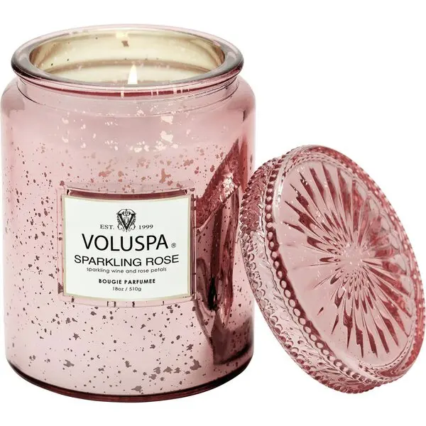 Voluspa Sparkling Rose Large Jar Candle - Sparking Rose