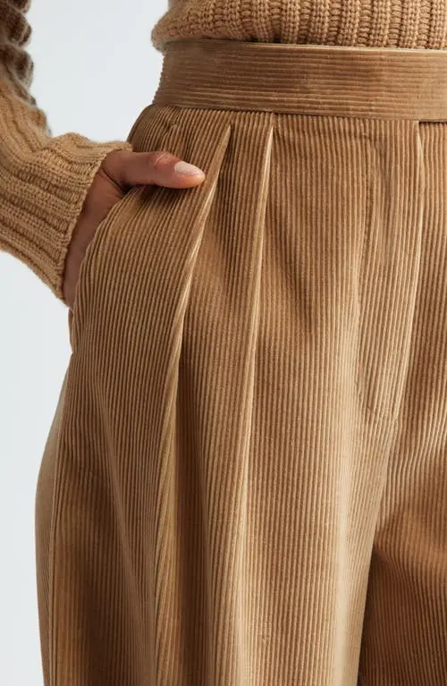 Max Mara Gilly Corduroy Ultrawide Leg Trousers