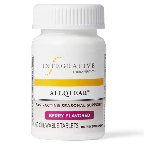 INTEGRATIVE THERAPEUTICS Allqlear Berry Flavor 60 Chewable Tablets - One-color