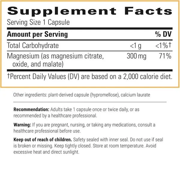 INTEGRATIVE THERAPEUTICS Tri-magnesium 90 Capsules