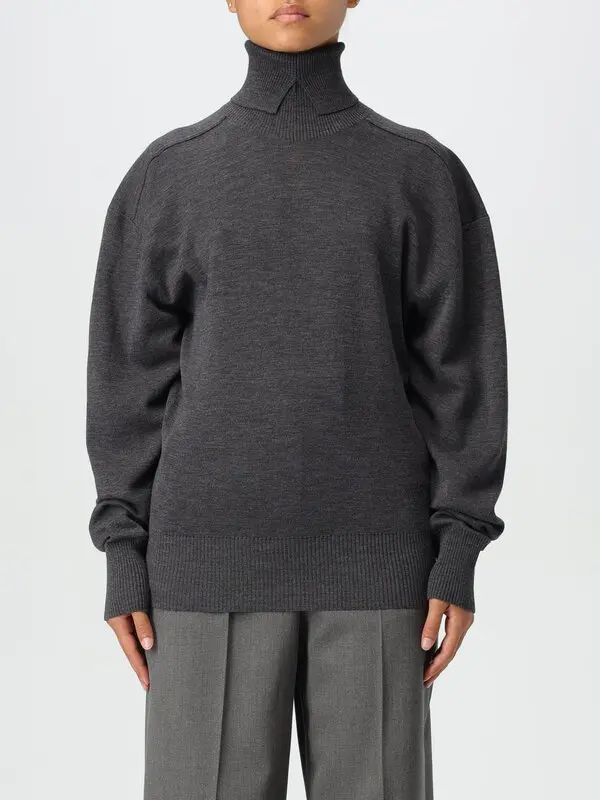 Burberry High Neck Pullover - Grey