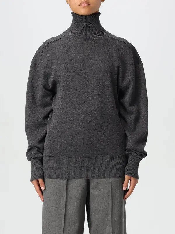 Burberry High Neck Pullover - Grey