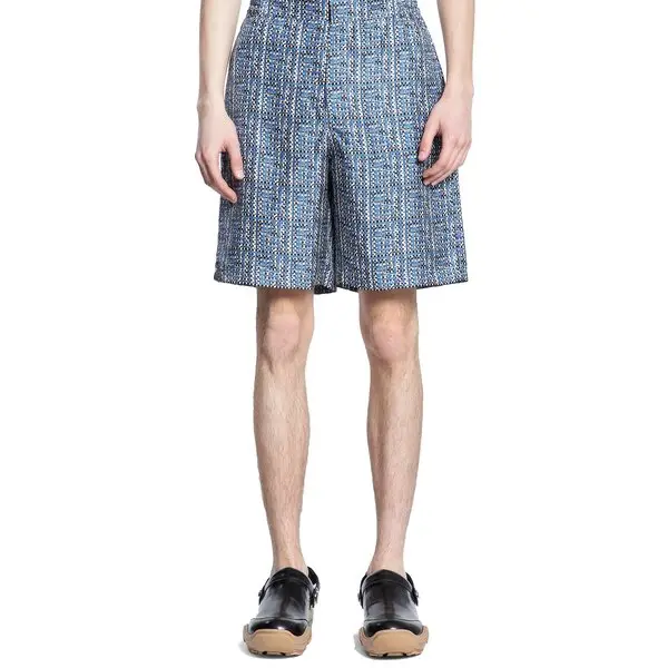 Fendi Printed Silk Shorts