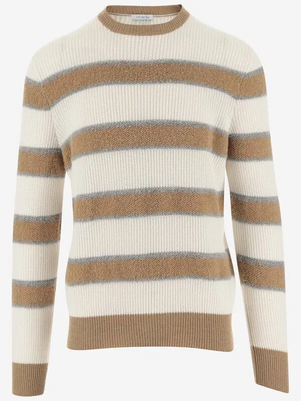 Malo Striped Cashmere Sweater