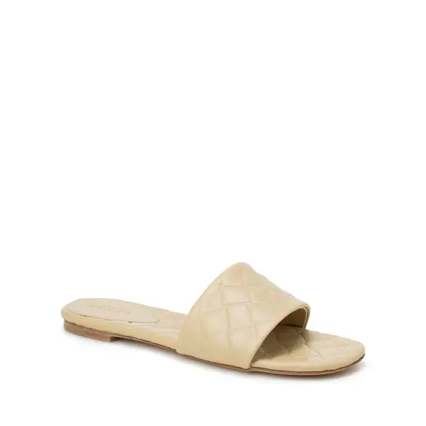 Bottega Veneta Amy Leather Sandals - Beige